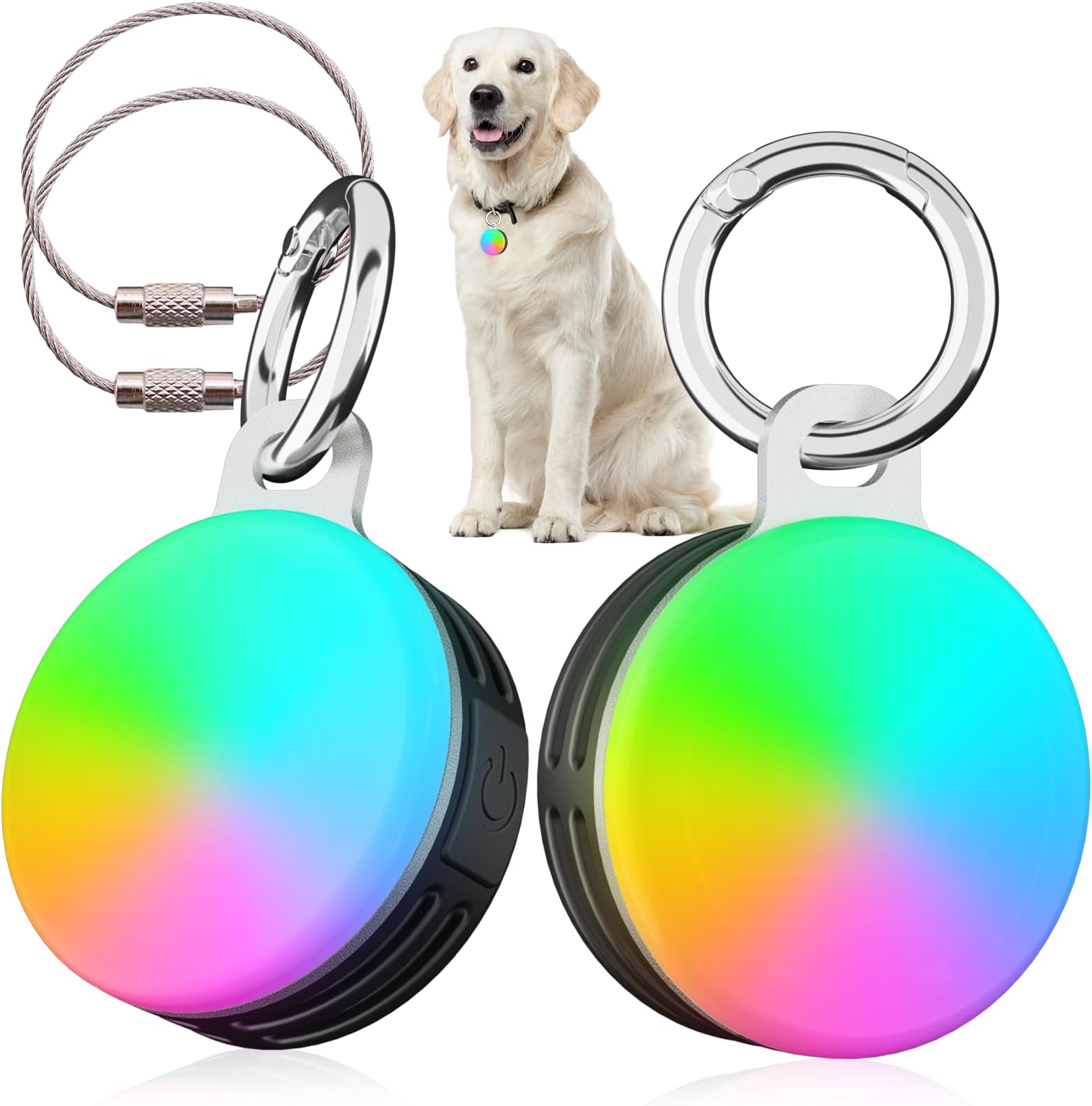 Amazon.com : Dog Collar Light, 4 Modes Dog Lights for Night Walking ...