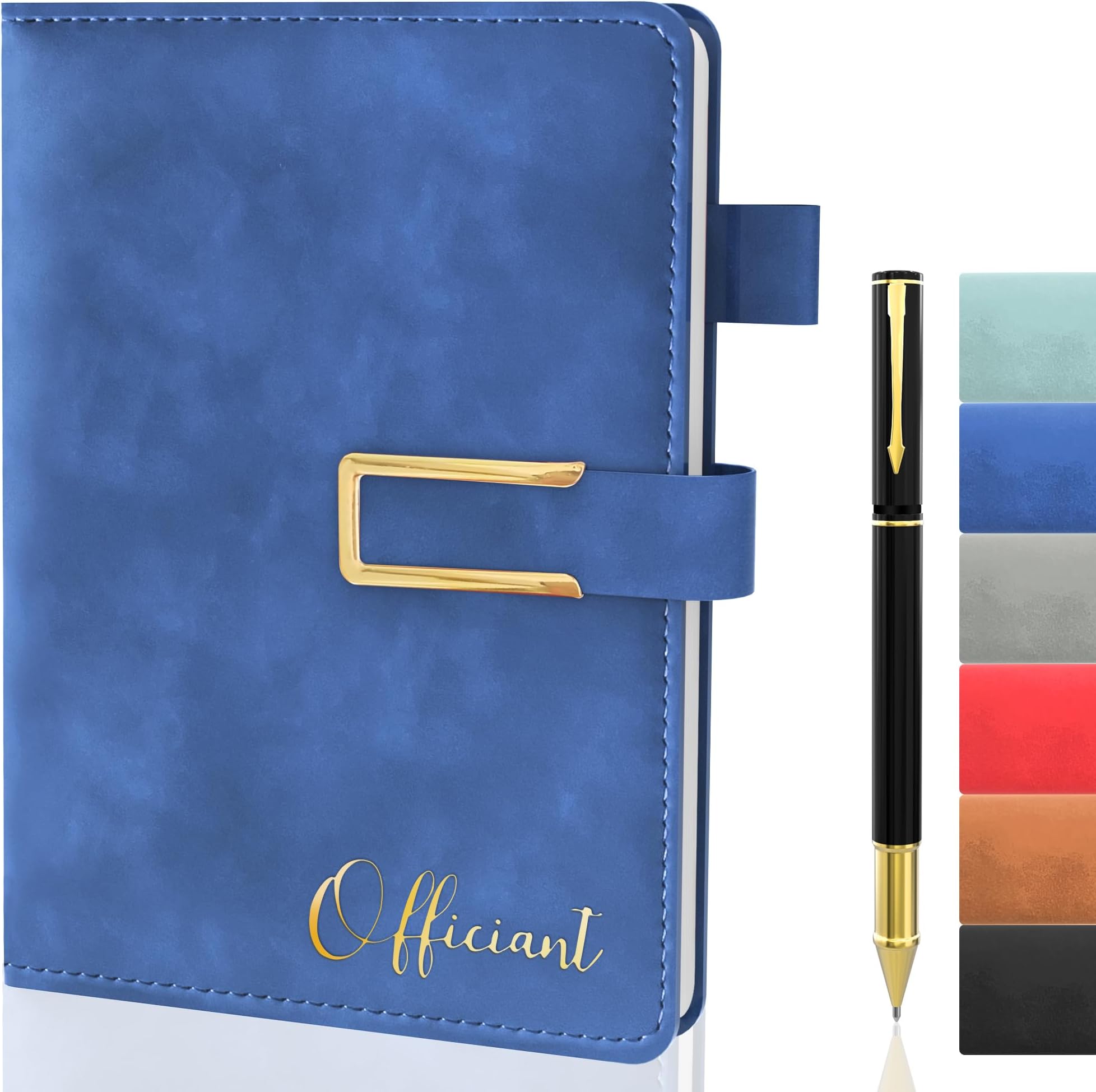 Amazon.com : Wedding Officiant Book with Pen, 200 Pages A5 Lined ...