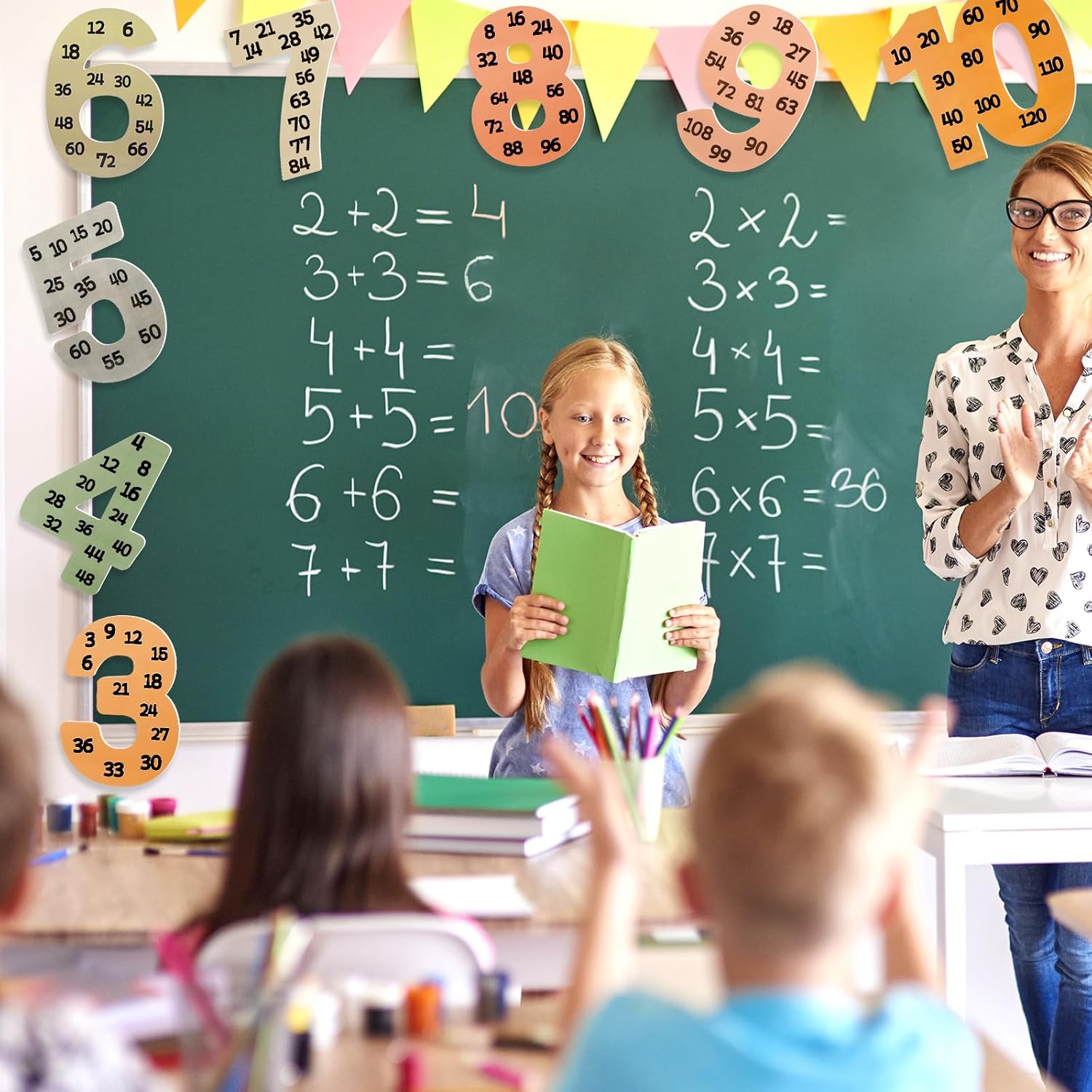 Math Multiple Posters from 1 to 12, Boho Number Egypt | Ubuy