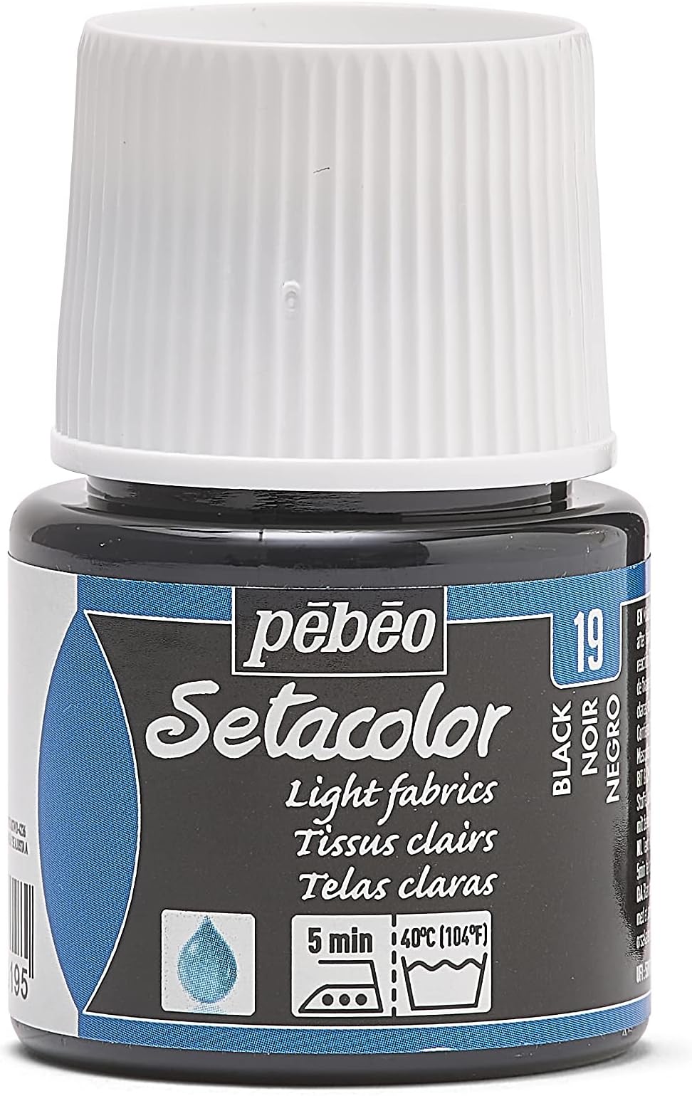 PEBEO 45 mm Setacolor Opaque Fabric Paint Bottle, Pearl Gold : Amazon ...