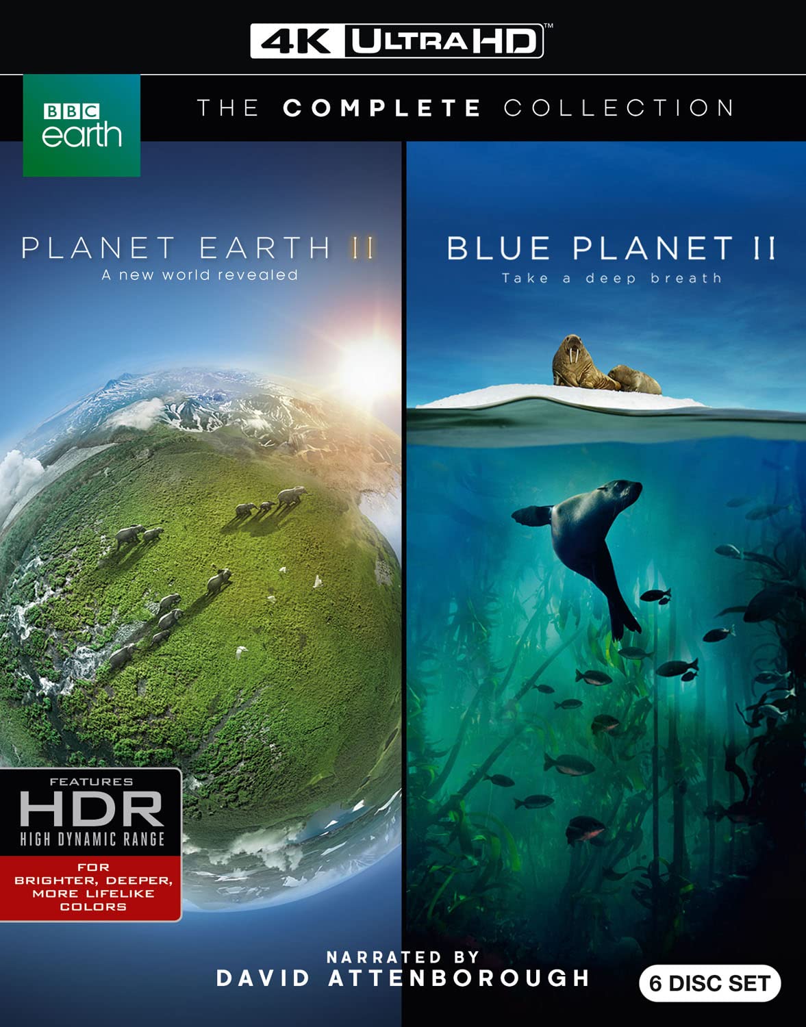 Amazon.com: Planet Earth II/ Blue Planet II [4K UHD] : Various, Various ...