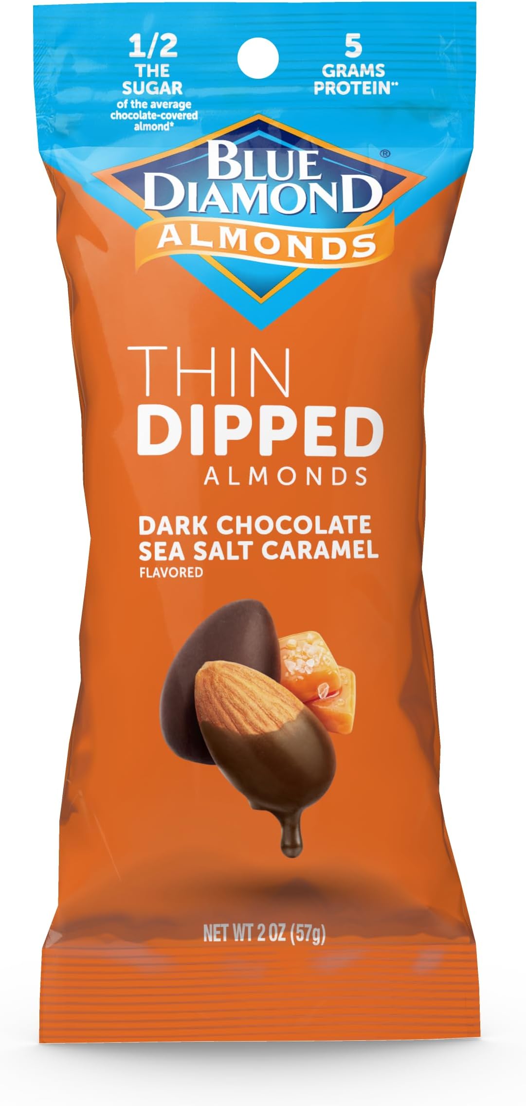 Amazon.com : Blue Diamond Almonds, Dark Chocolate Sea Salt and Caramel ...