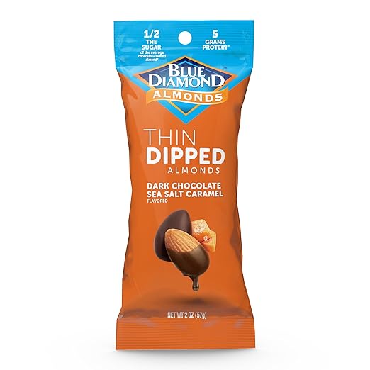 Amazon.com : Blue Diamond Almonds, Dark Chocolate Sea Salt and Caramel ...