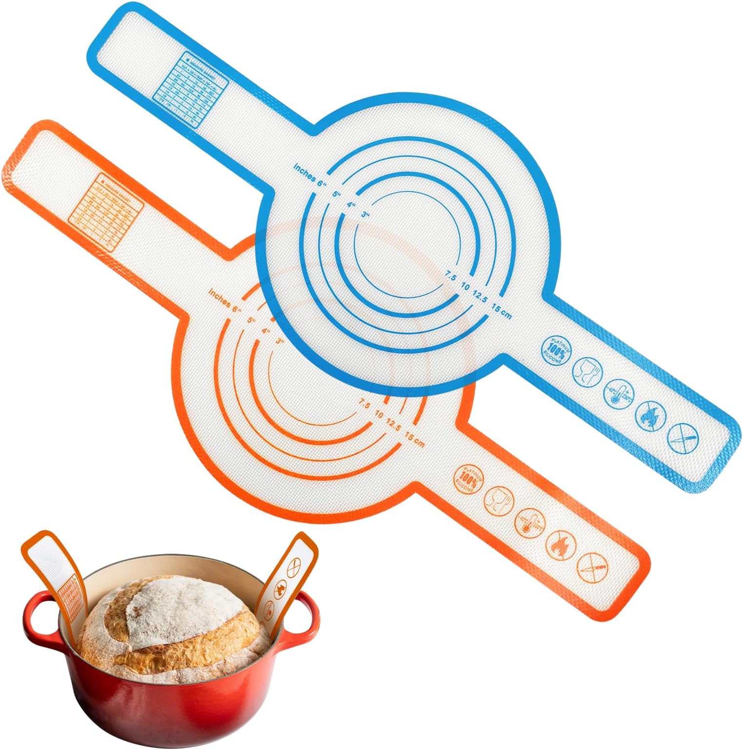 Amazon.com: DIGASELO Bread Sling for Dutch Oven, Premium Silicone ...