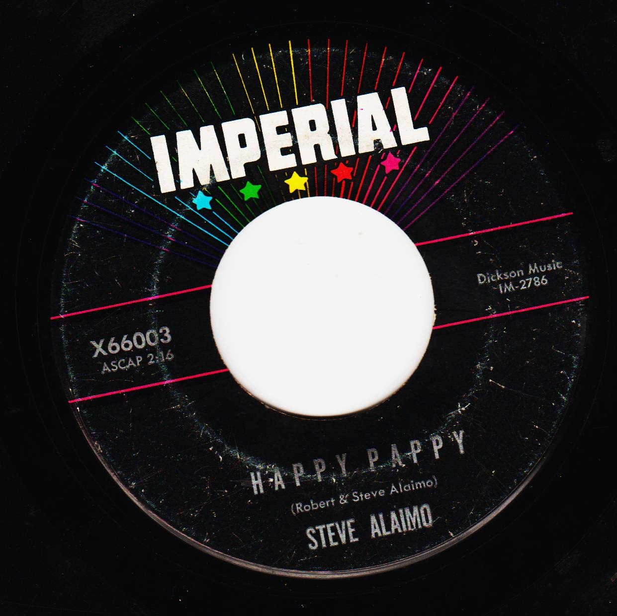 STEVE ALAIMO, STEVE ALAIMO - 45vinyl HAPPY PAPPY / GOTTA LOTTA LOVE (7 ...