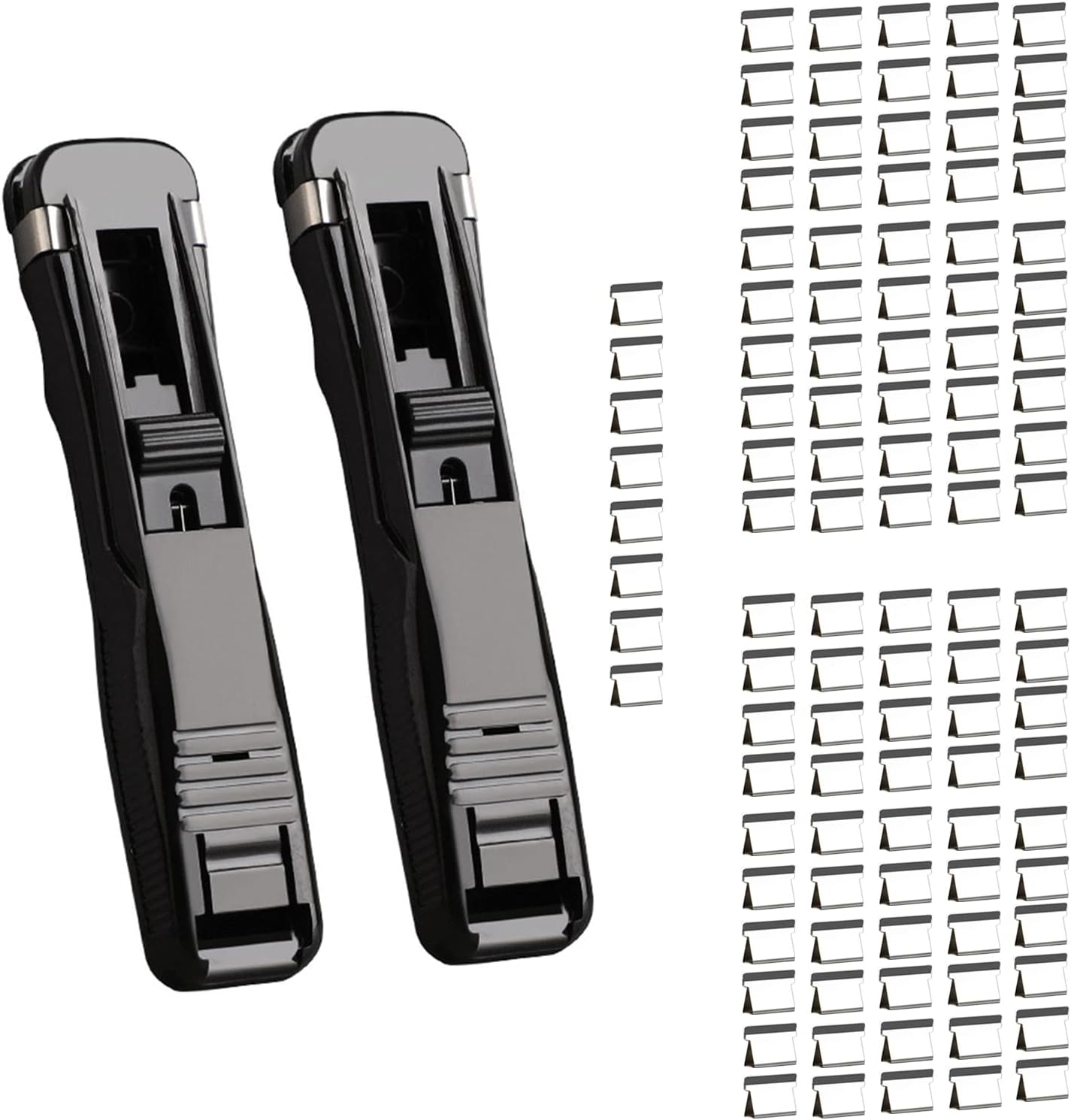 Amazon.com : Paper Clam Clip Dispenser 2 Pack, Portable Handheld Push ...