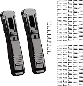 Amazon.com : Paper Clam Clip Dispenser 2 Pack, Portable Handheld Push ...