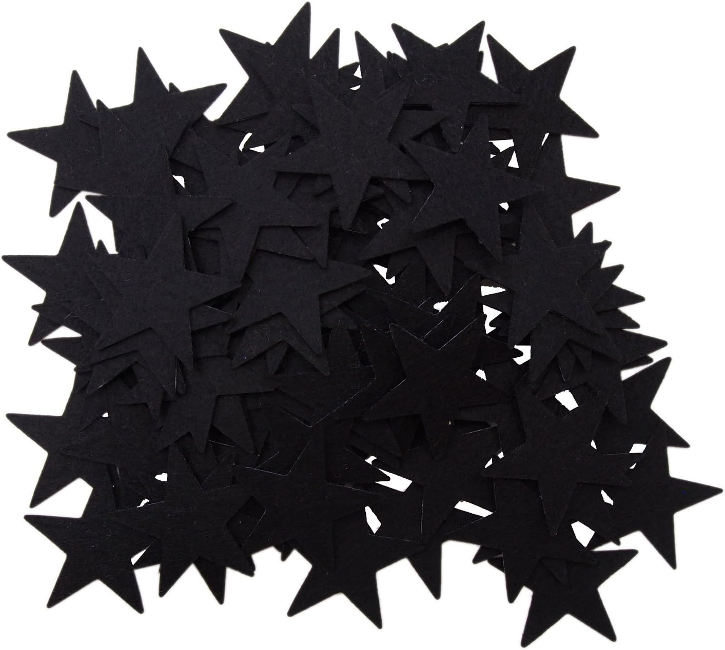 Amazon.com: Playfully Ever After 1.5 Inch Felt Star Stickers (Black)