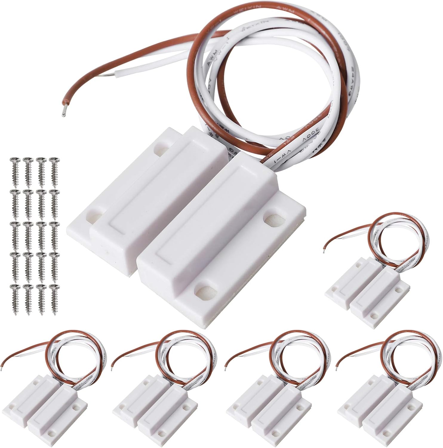 Amazon.com: BNYZWOT 5 Sets of MC-38B NC & NO Embedded Magnetic Gap ...