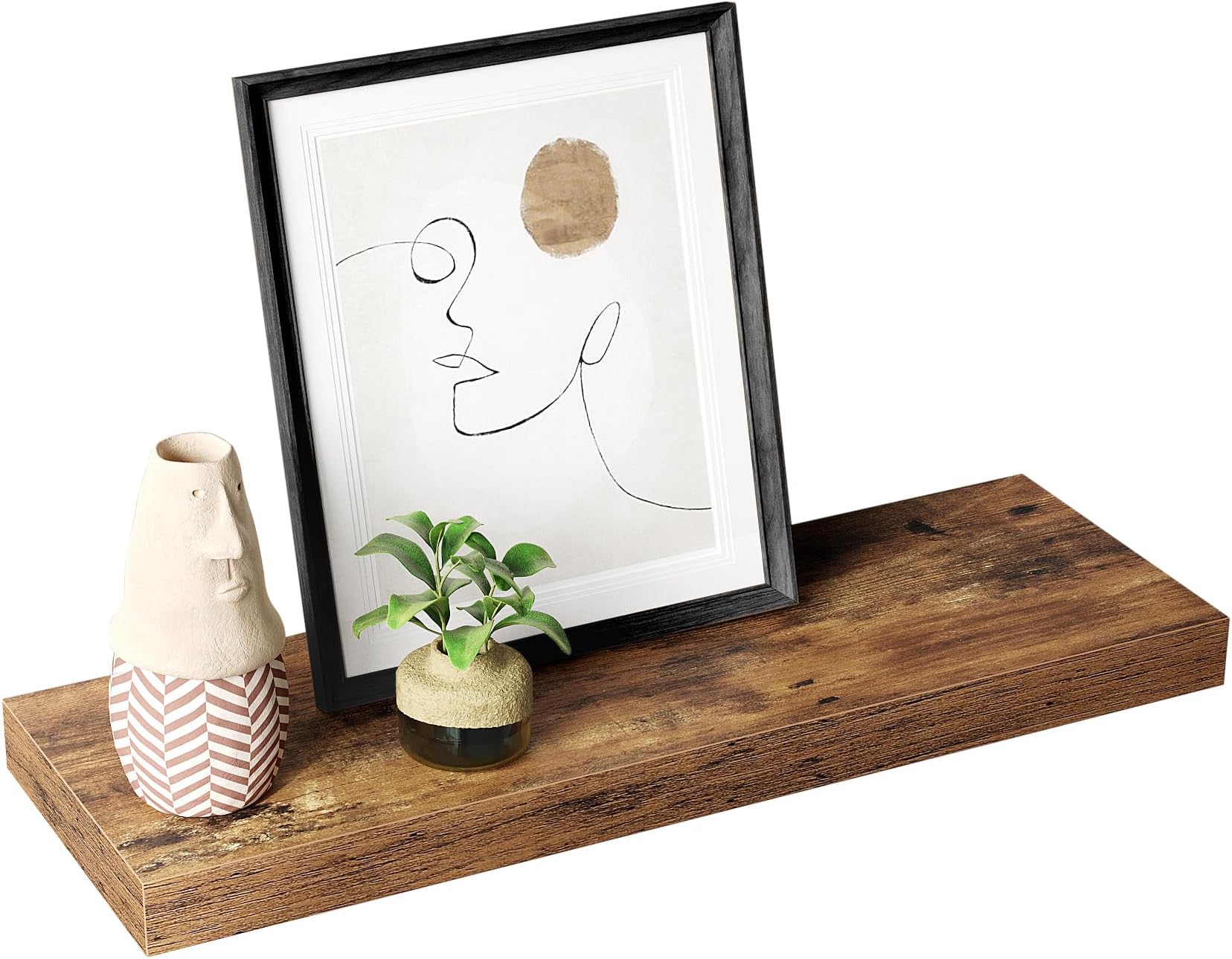 Amazon.com: QEEIG Floating Shelf for Wall Bathroom - Shelves Farmhouse ...