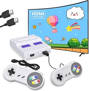 Amazon.com: Super Retro Game Console Classic Mini HDMI System with 821 ...
