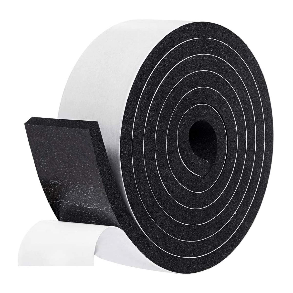 Buy fowong Adhesive Insulation Foam, 2 Inch Wide X 3/8 Inch Thick X 6.5 ...
