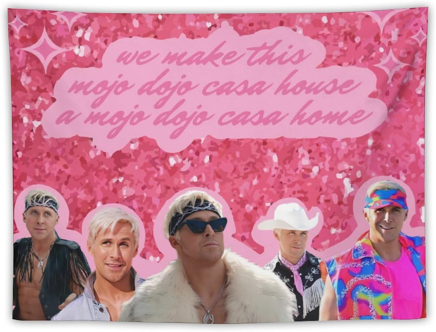 Amazon.com: BionZax Welcome to My Mojo Dojo Casa House Wall Tapestry ...