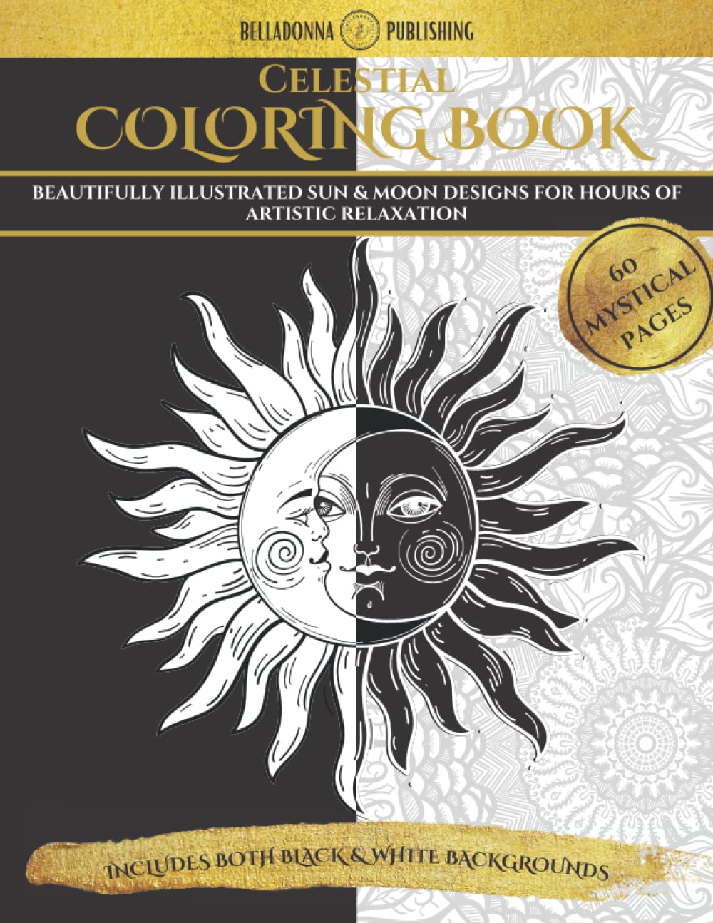 celestial moon and stars coloring pages