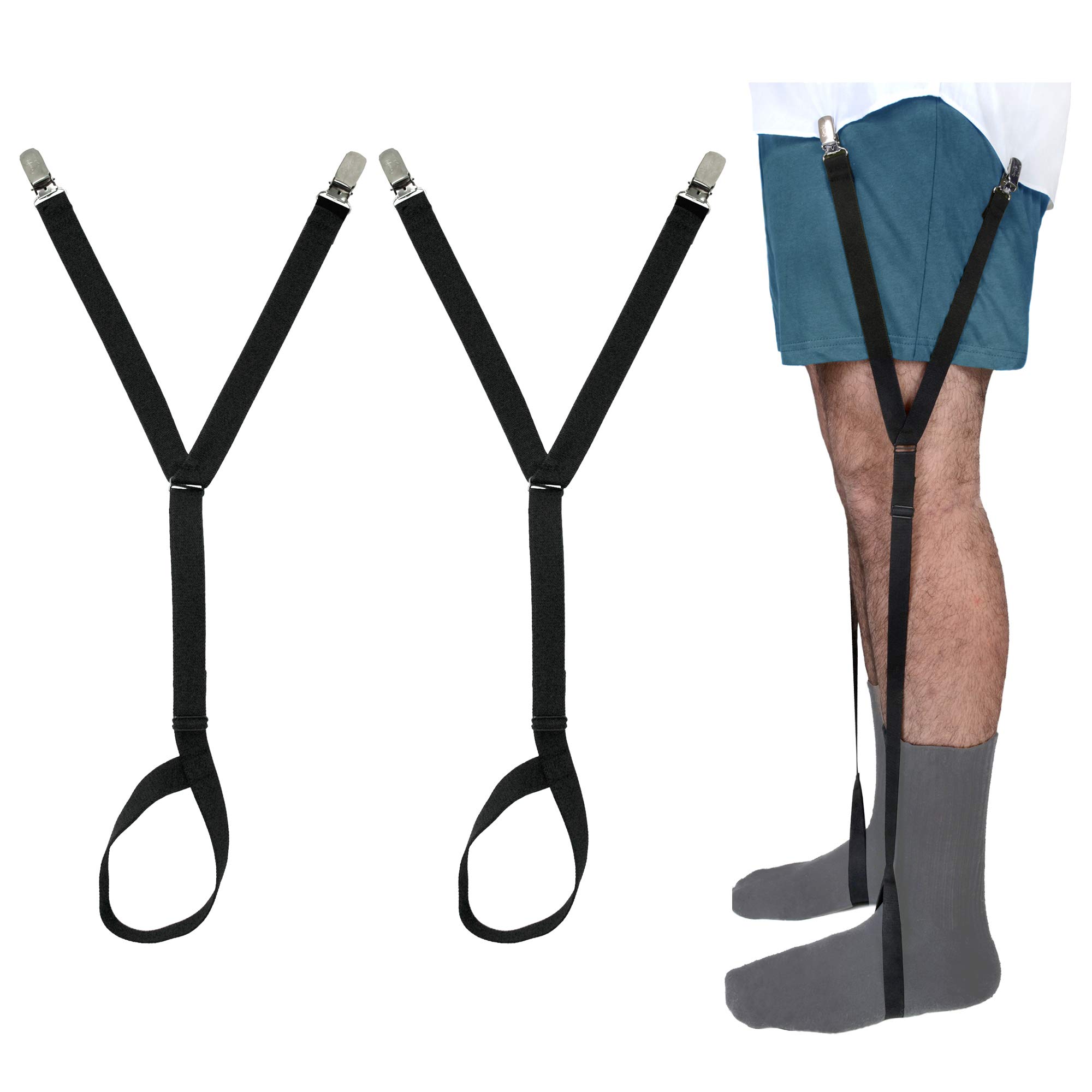 Snapklik.com : Comfy Clothiers Adjustable Shirt Garters For Men And ...