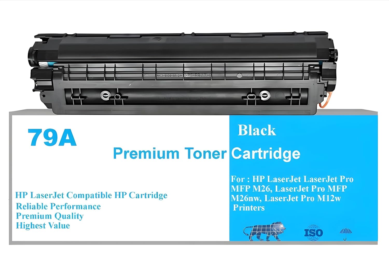 HPOG Toner for HP 79A / CF279A Black Cartridge Compatible for with HP Laserjet Pro M12w, M26a ...