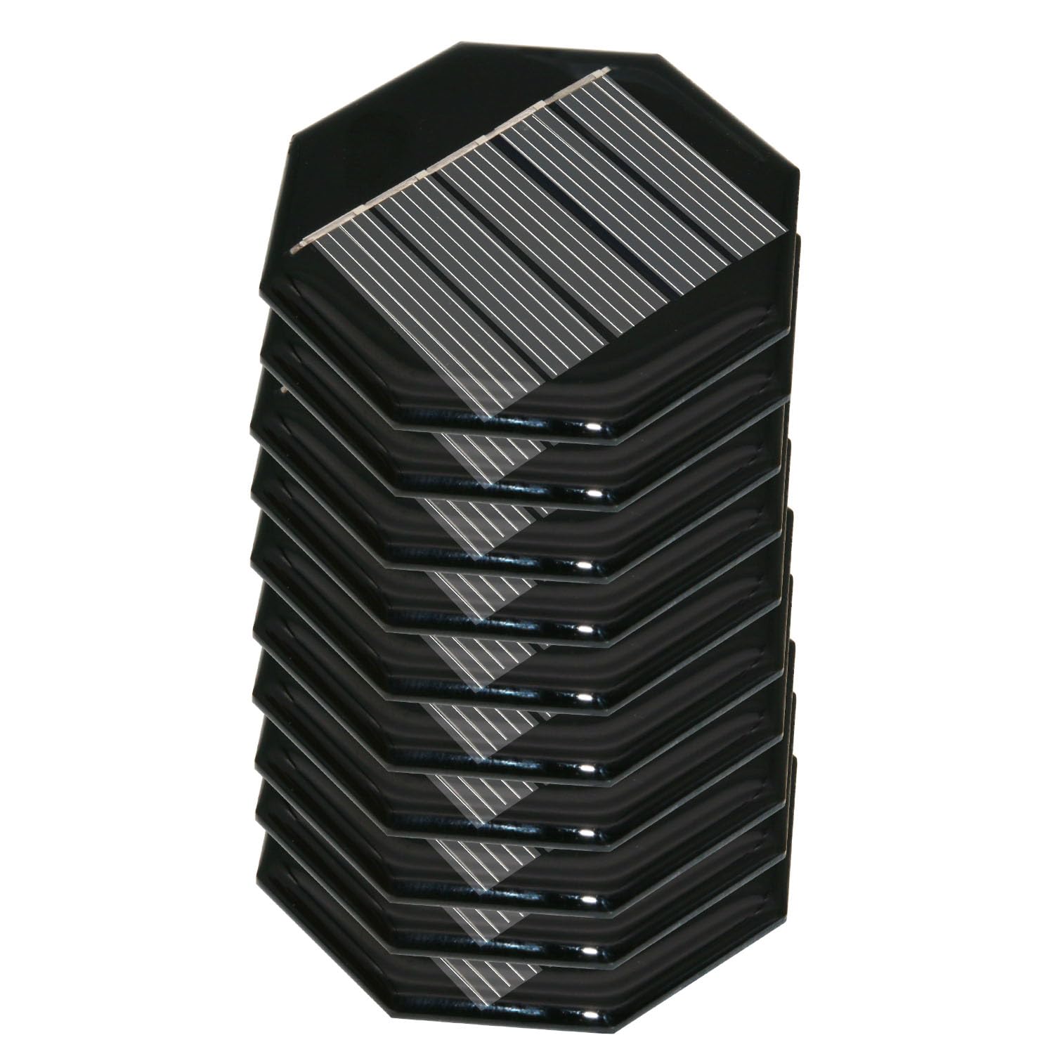 Amazon.com : 10Pcs Mini Solar Panels for Solar Power, 2.5V 80mA Mini ...