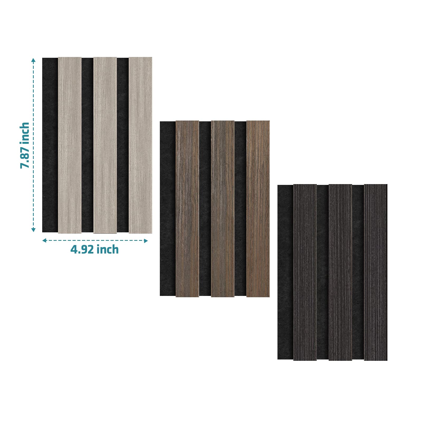 Snapklik.com : UMIACOUSTICS 3 PCS Wood Wall Panels Samples