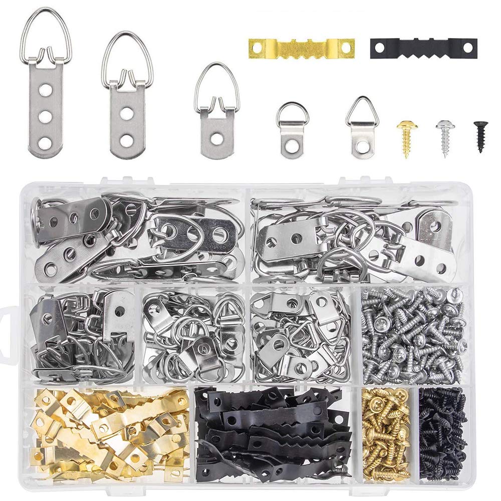 Picture Hanging Kit, 480 Pieces — Photo Frame Hanging Hooks Kit ...