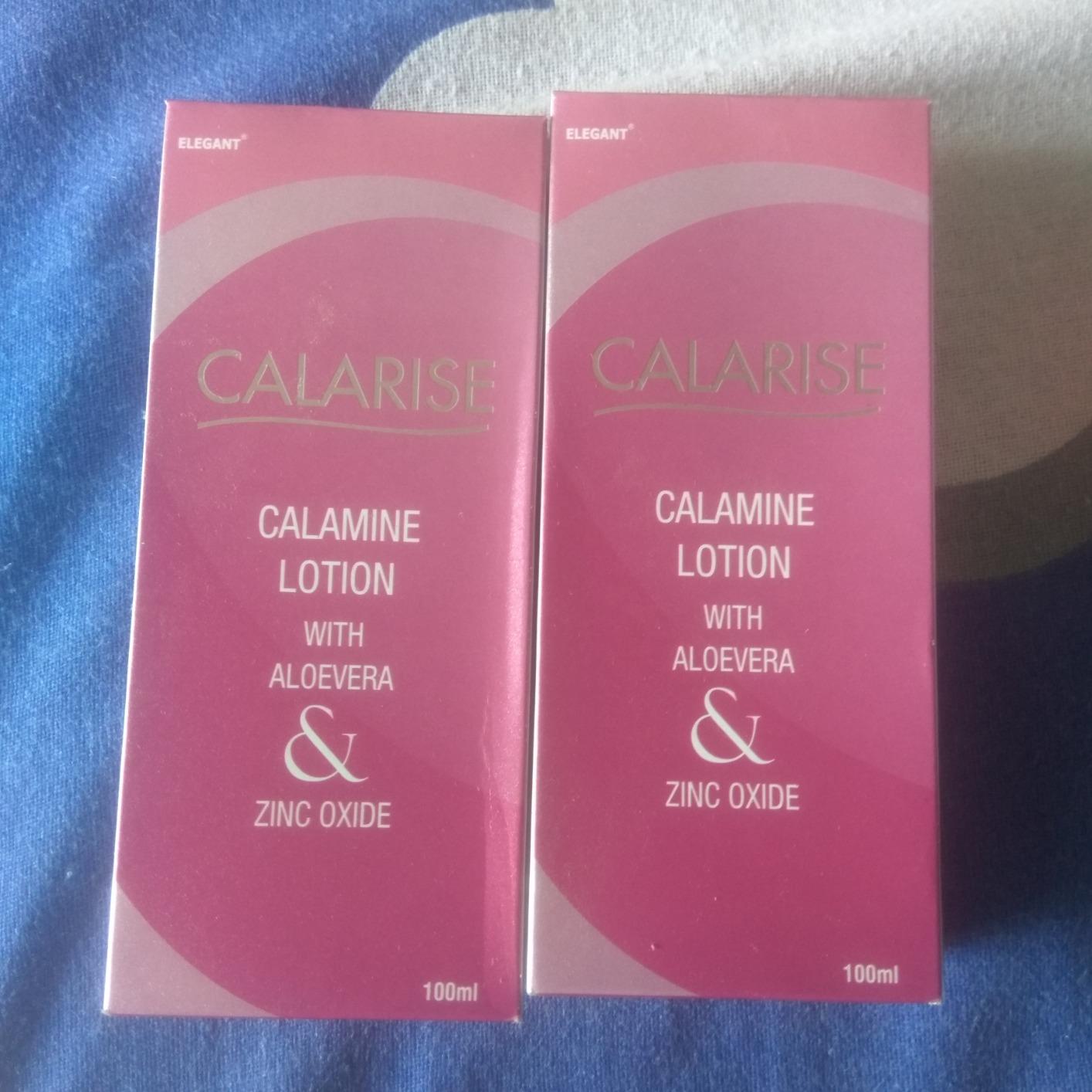 ELEGANT CALARISE Calamine Lotion With Aloevera & Zinc Oxide 100ml (Pack ...