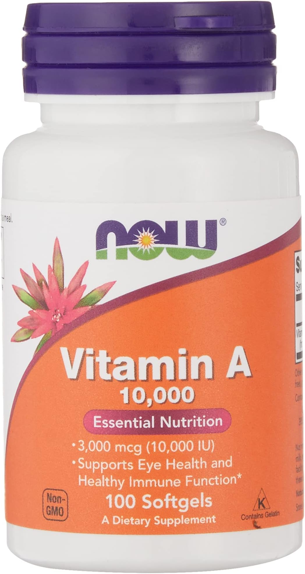 Amazon.com: NOW Supplements, Vitamin A 10,000 IU, Eye Health ...