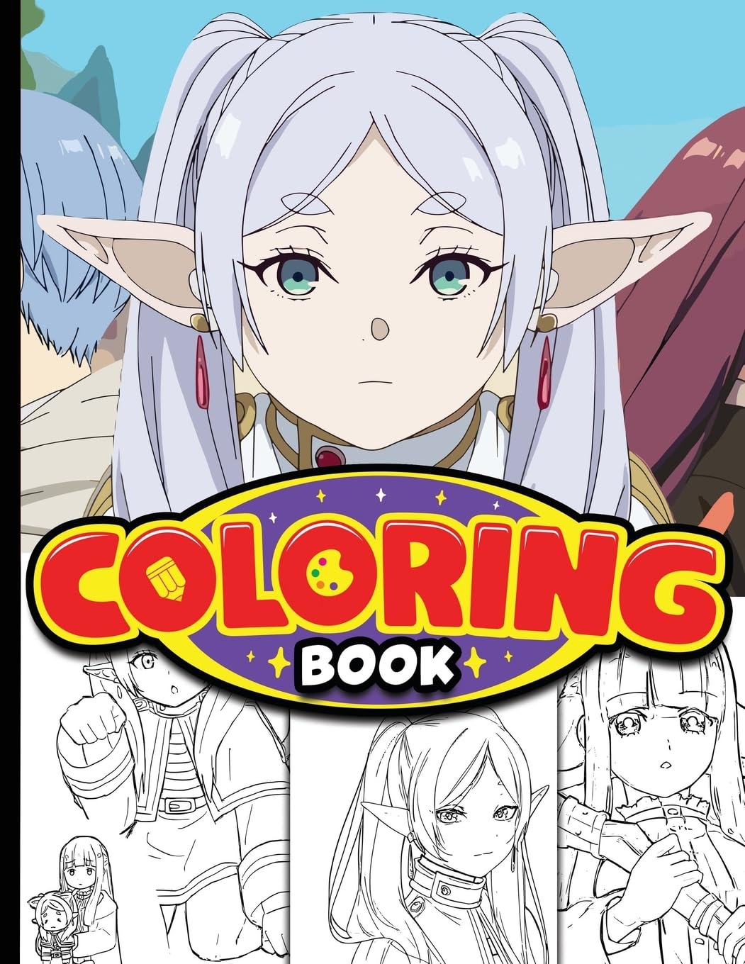 Frieren Beyond Journey's End Coloring book for kids and Teens: Frieren ...