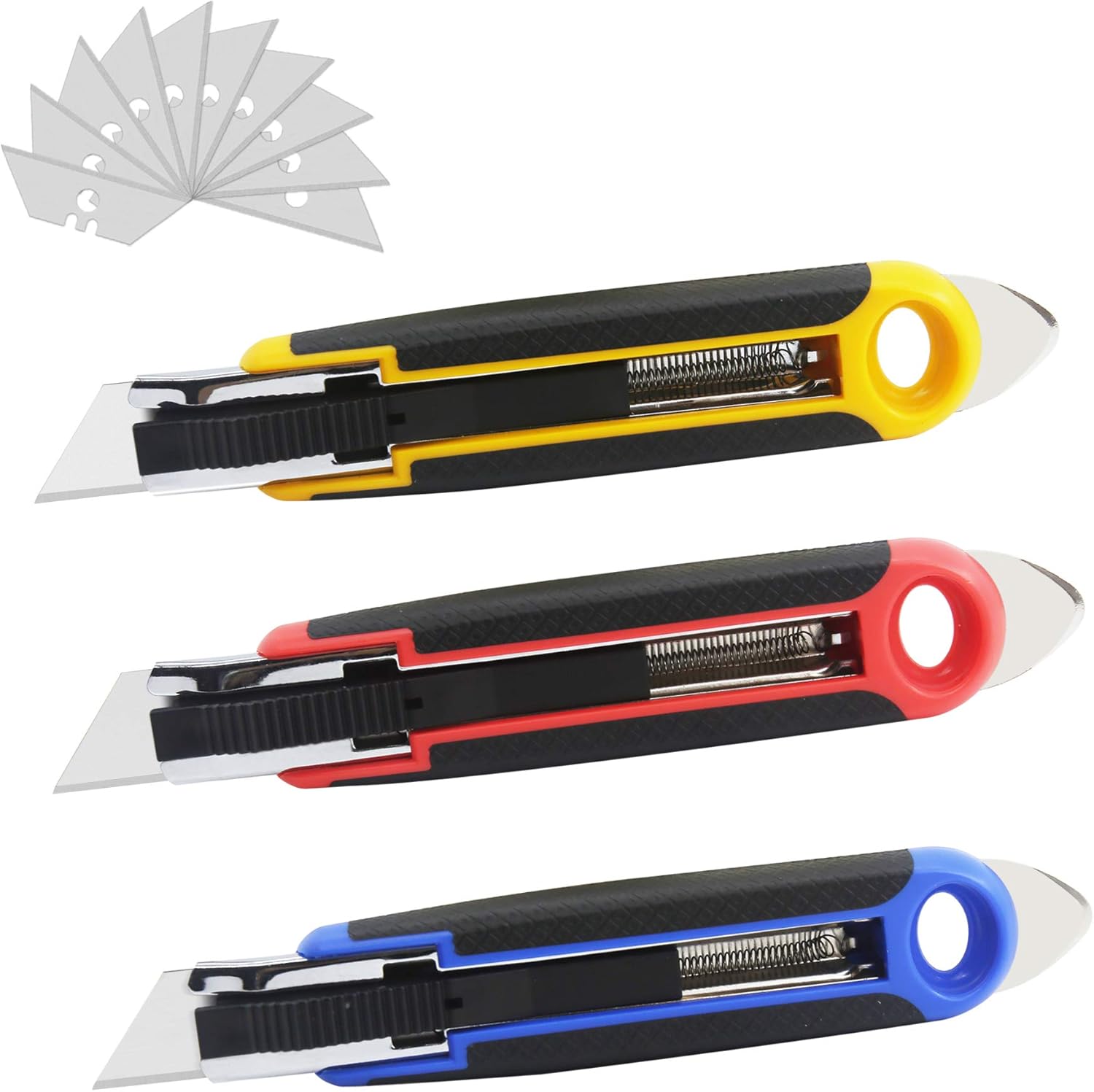 XW Self Retracting Safety Utility Knife, Auto Retractable Box Cutter of ...