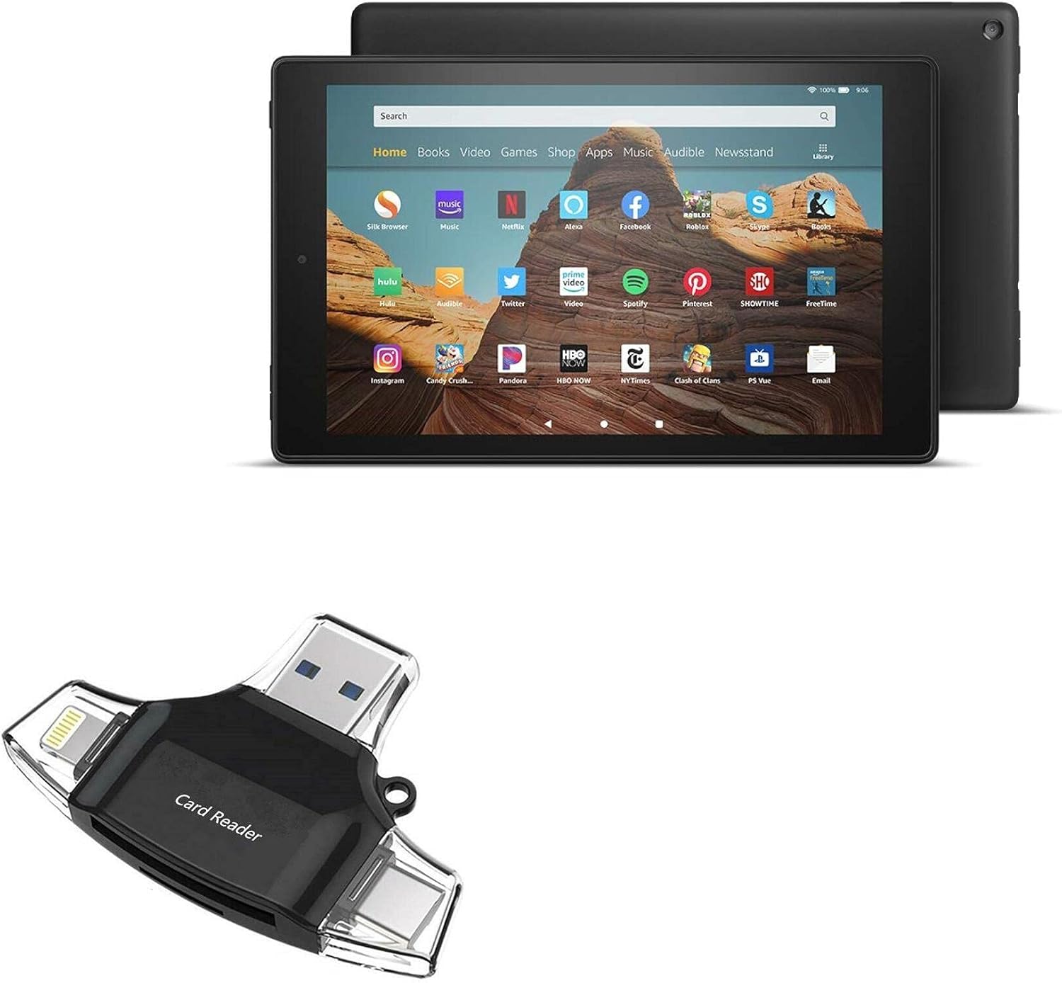 Amazon.com: BoxWave Smart Gadget Compatible with Amazon Fire HD 10 (9th ...