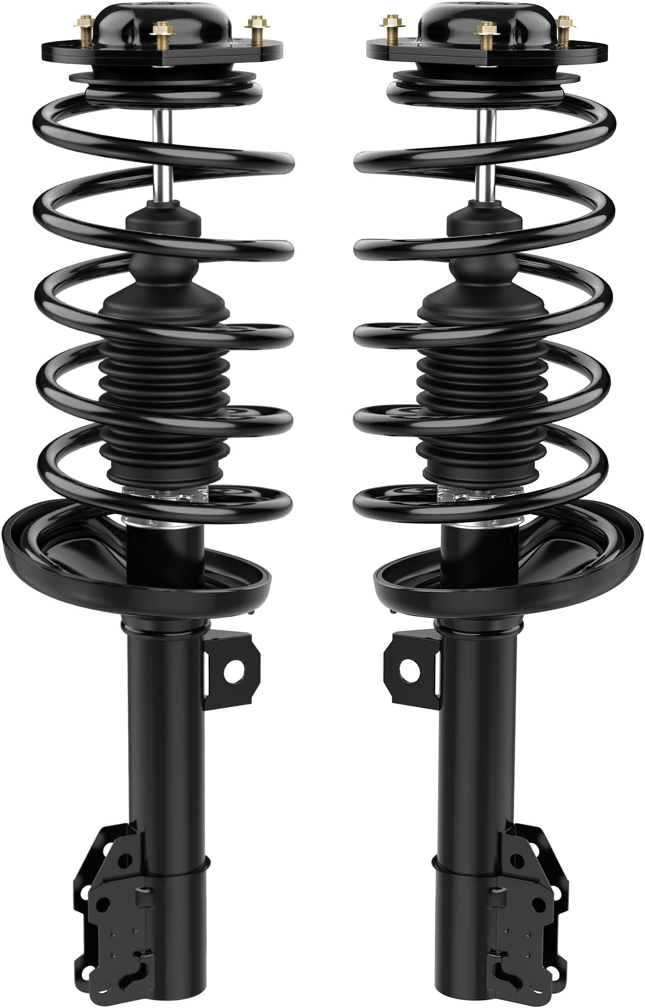 Amazon.com: Autoround Front Complete Struts w/Coil Spring Assembly ...