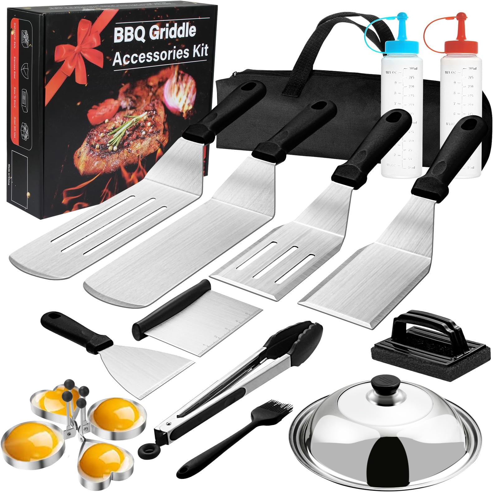 Amazon.com : Blackstone Griddle Accessories Tool Kit, AIKWI 47-Piece ...