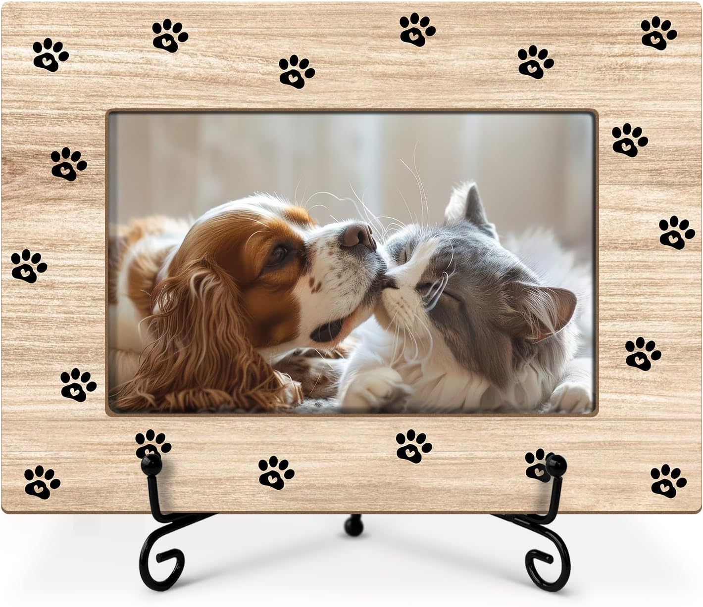 Amazon.com - LWBEO Paw Prints Picture Frame, Photo Frame For Pet Owner ...