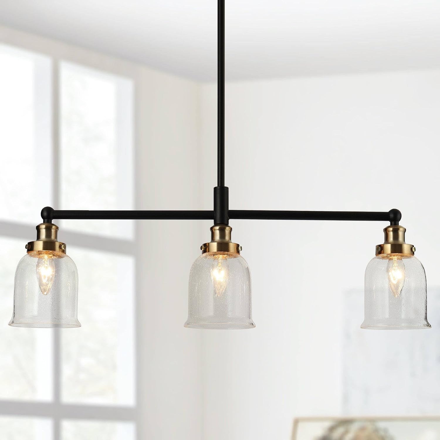 KSANA 3 Lights Pendant Lighting for Kitchen Island, Modern Farmhouse ...