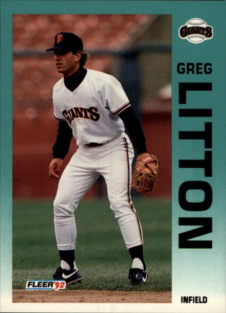 Amazon.com: 1992 Fleer Baseball Card #640 Greg Litton : Collectibles ...