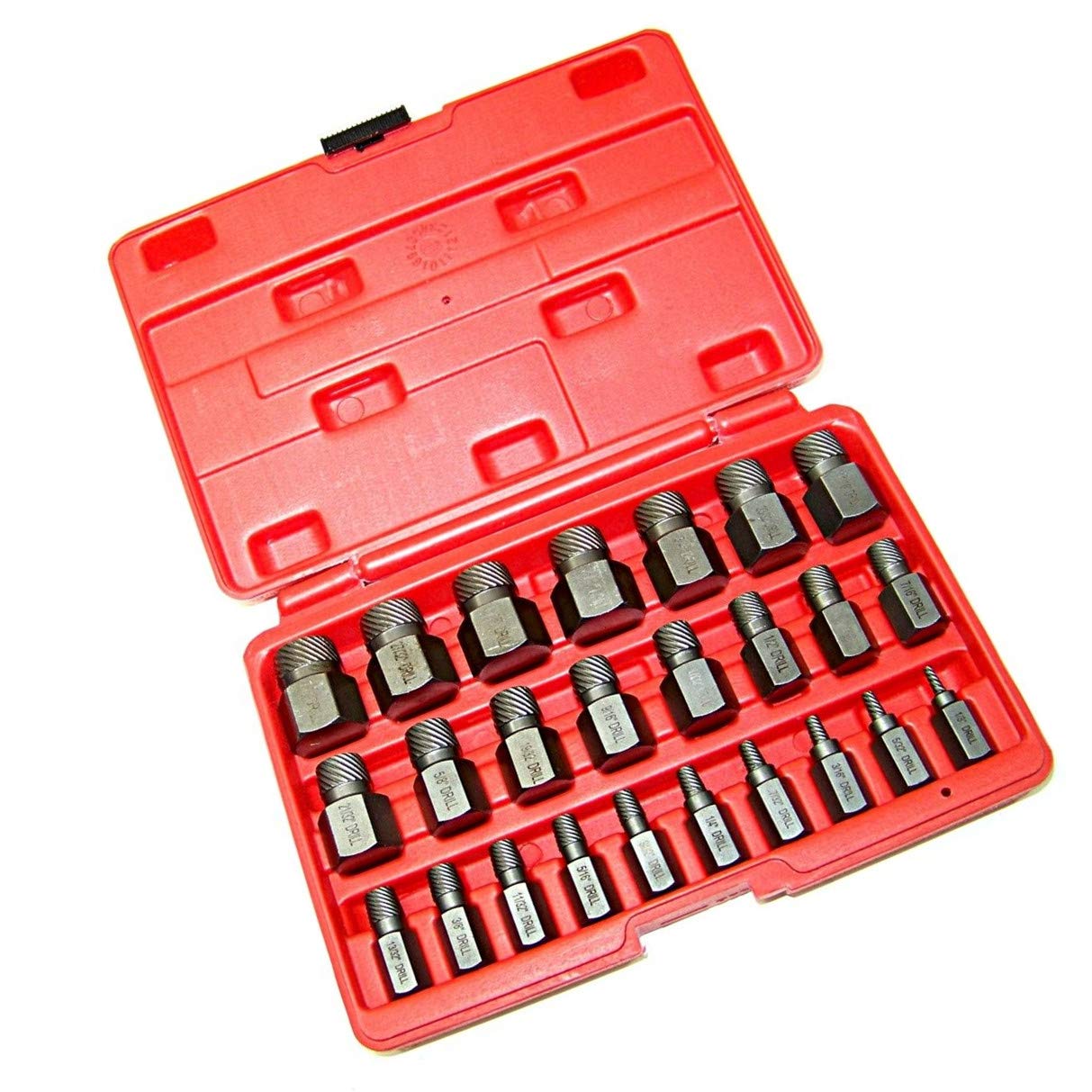 Buy 25Pcs Screw Extractor Set, Hex Head Multi-Spline Easy Out Bolt ...