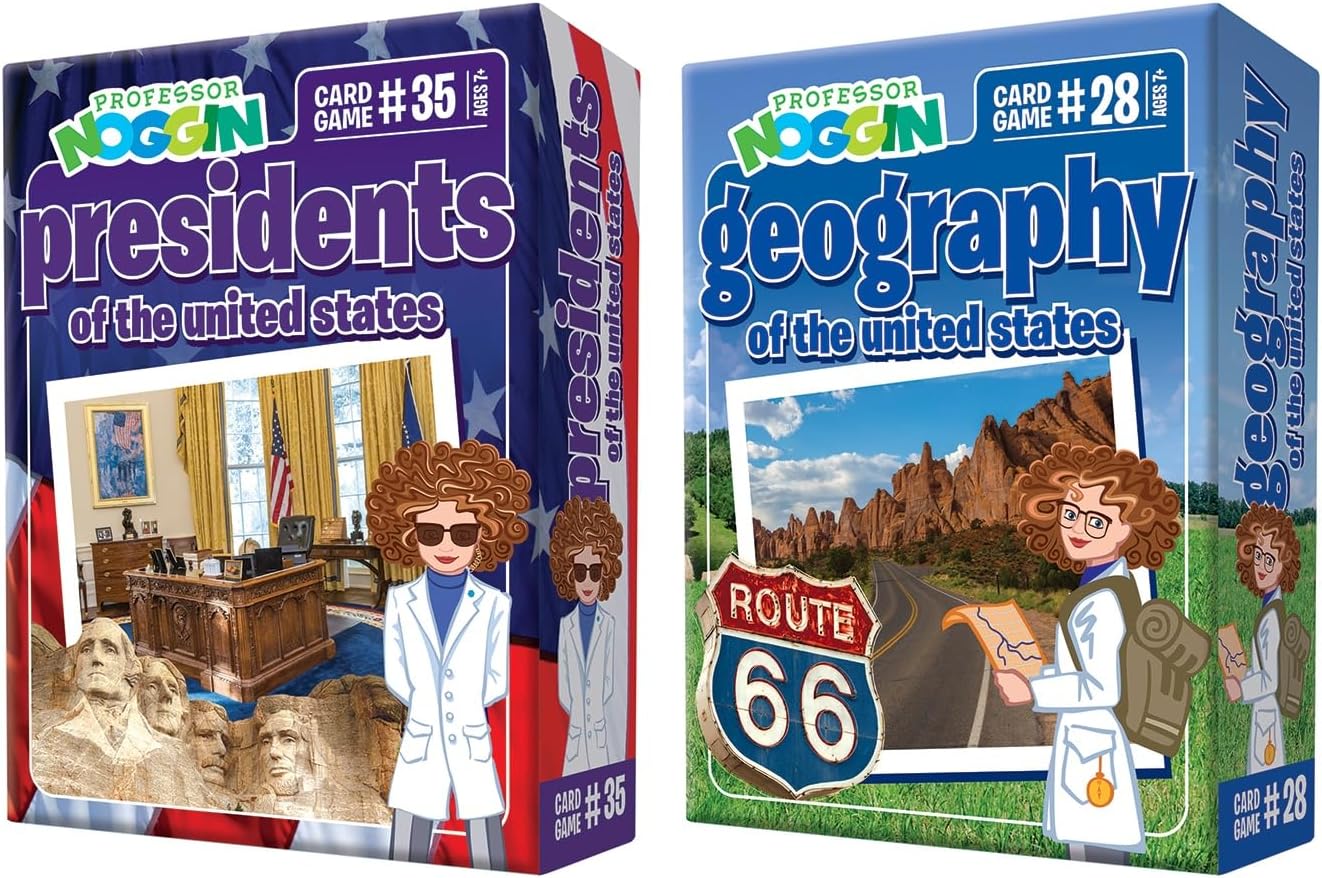 Amazon.com: Professor Noggin's: Presidents and Geography of the US ...