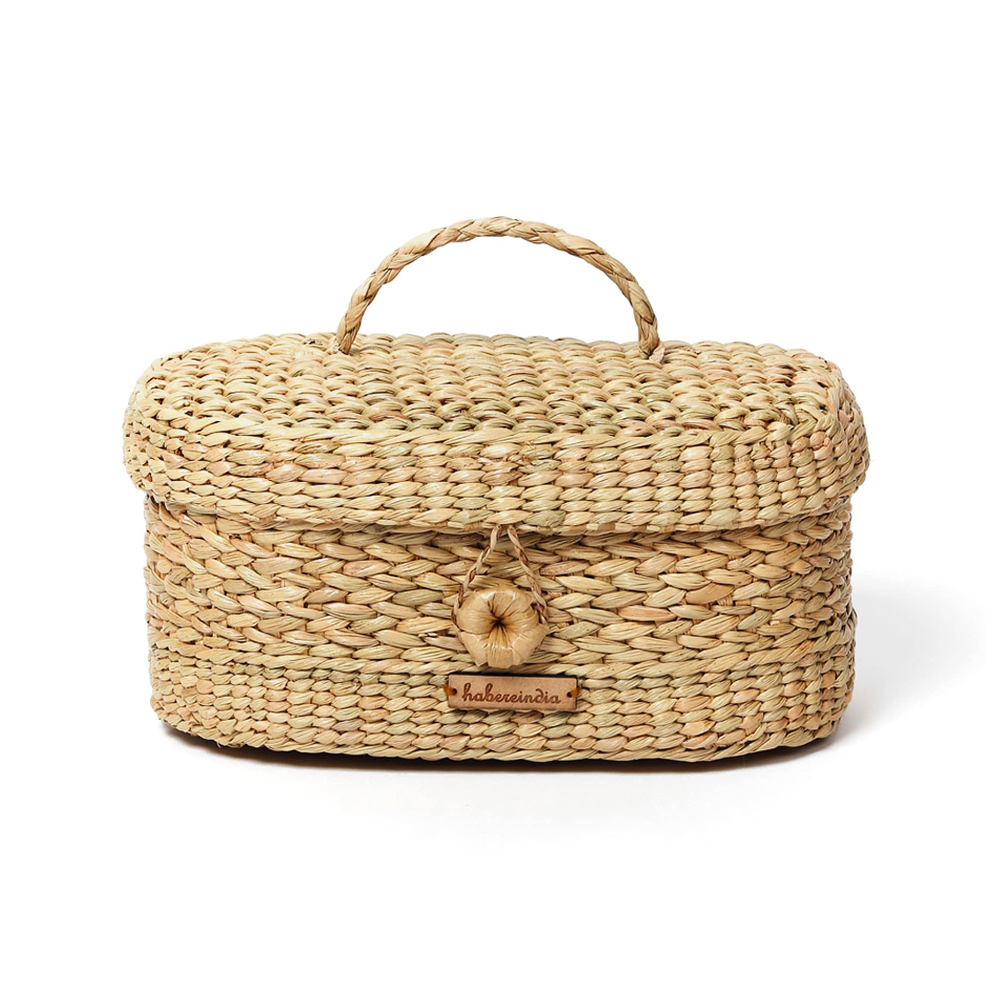 Habere India-All the Cultures Fabricating India Straw/Dry Grass Oval ...