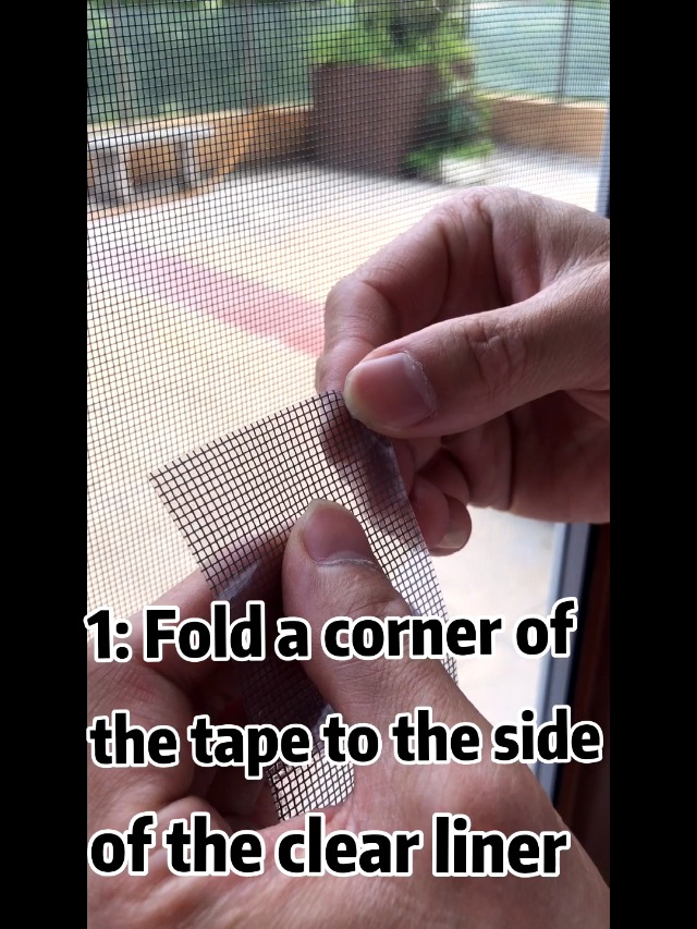 Watch How to use the window screen tape rightly on Amazon Live