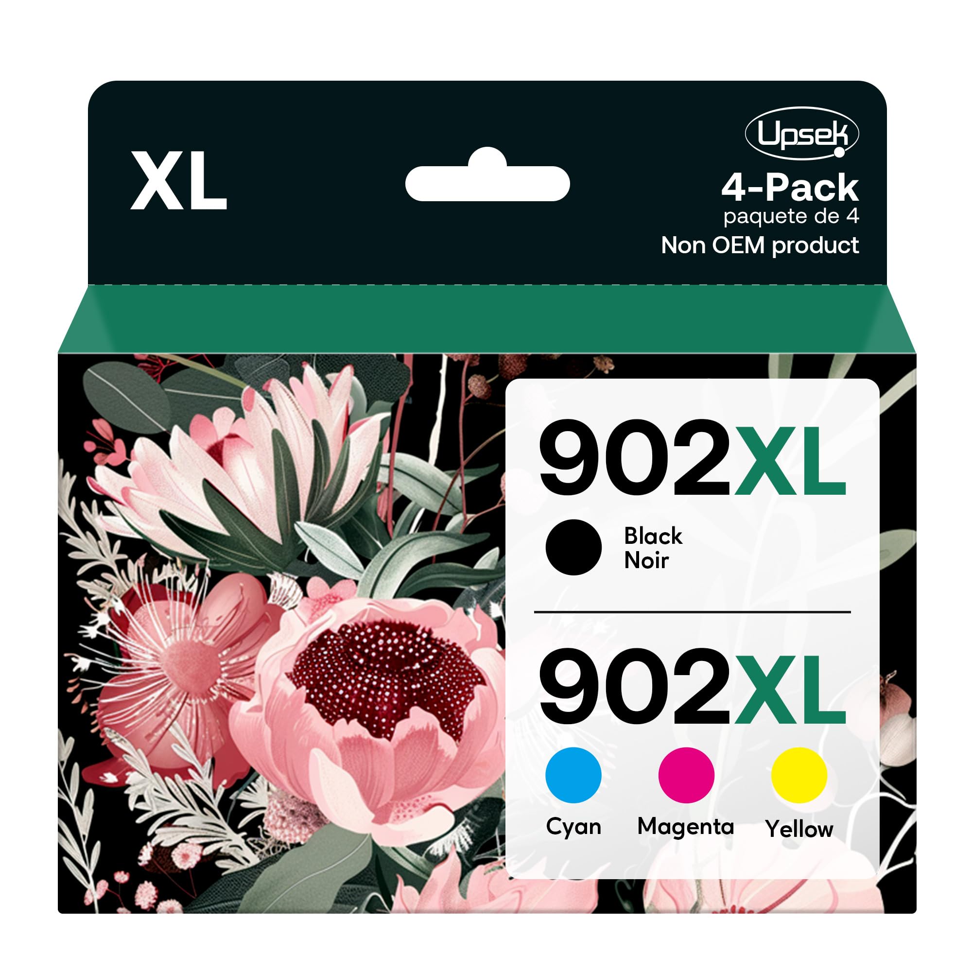 Amazon.com: Upsek 902XL Ink Cartridge Combo Pack Compatible for Hp ...