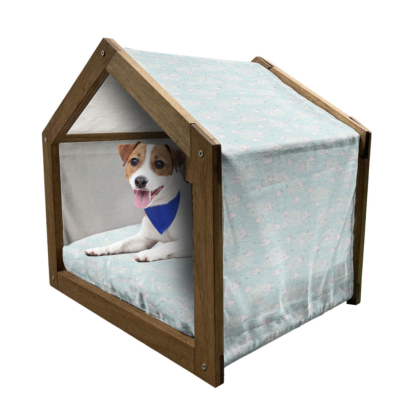 Small Cartoon Dog In Cage
