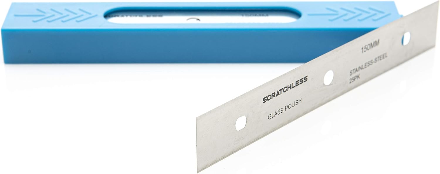 Cuchillas de acero inoxidable 15043 sin arañazos, de doble filo, para ...