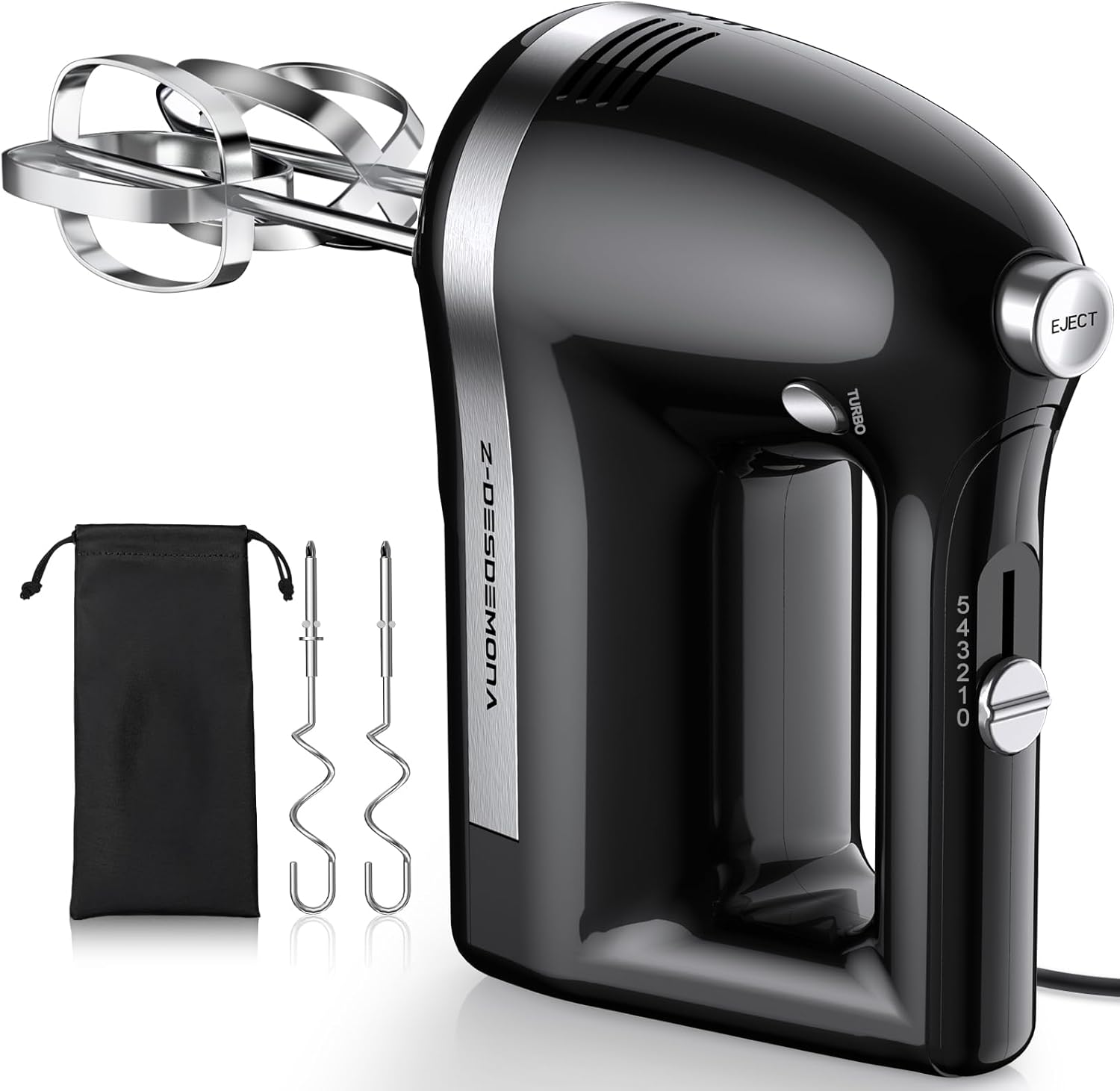 Amazon.com: Z-DESDEMONA Electric Hand Mixer, Powerful 300W Hand Mixer ...