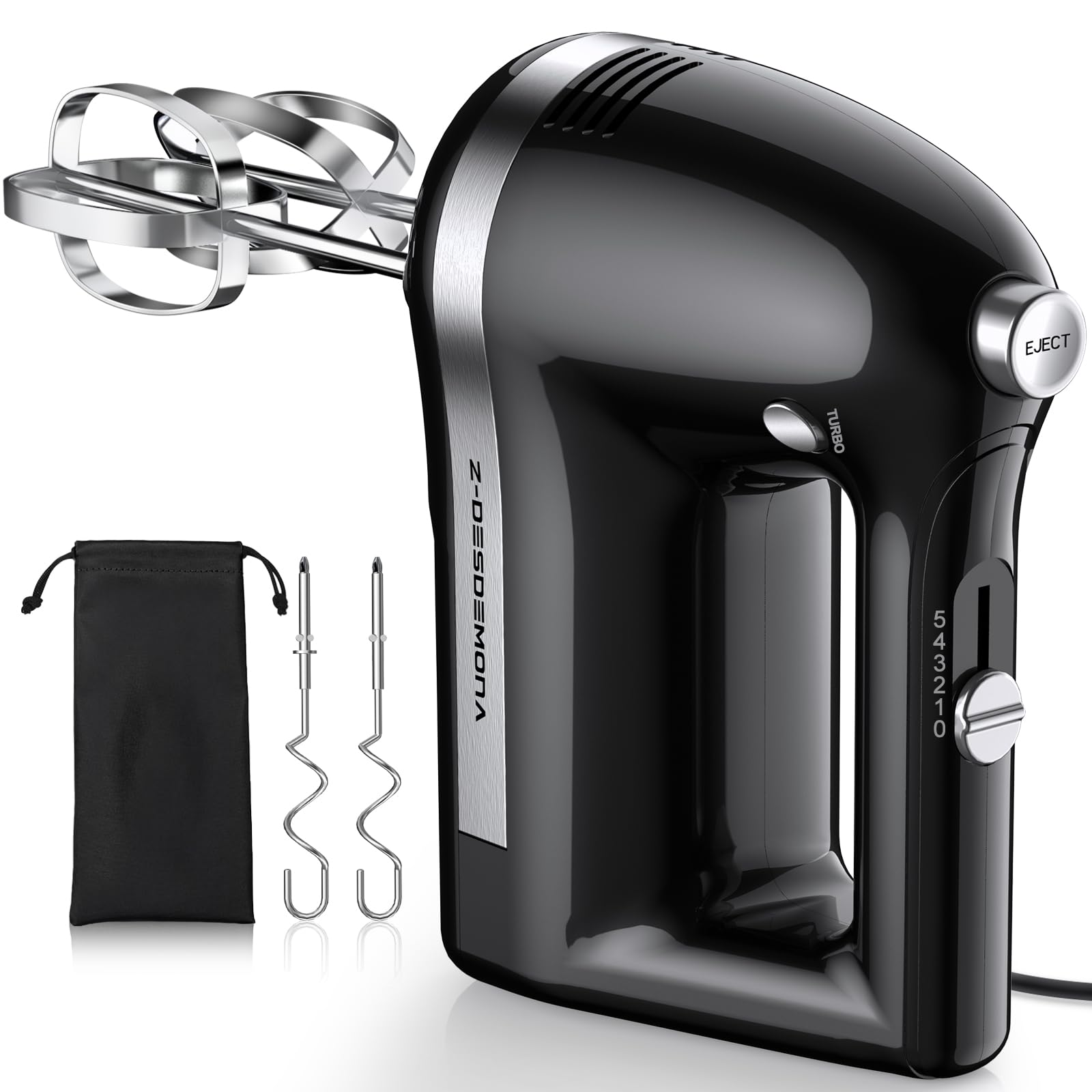 Amazon.com: Z-DESDEMONA Electric Hand Mixer, Powerful 300W Hand Mixer ...