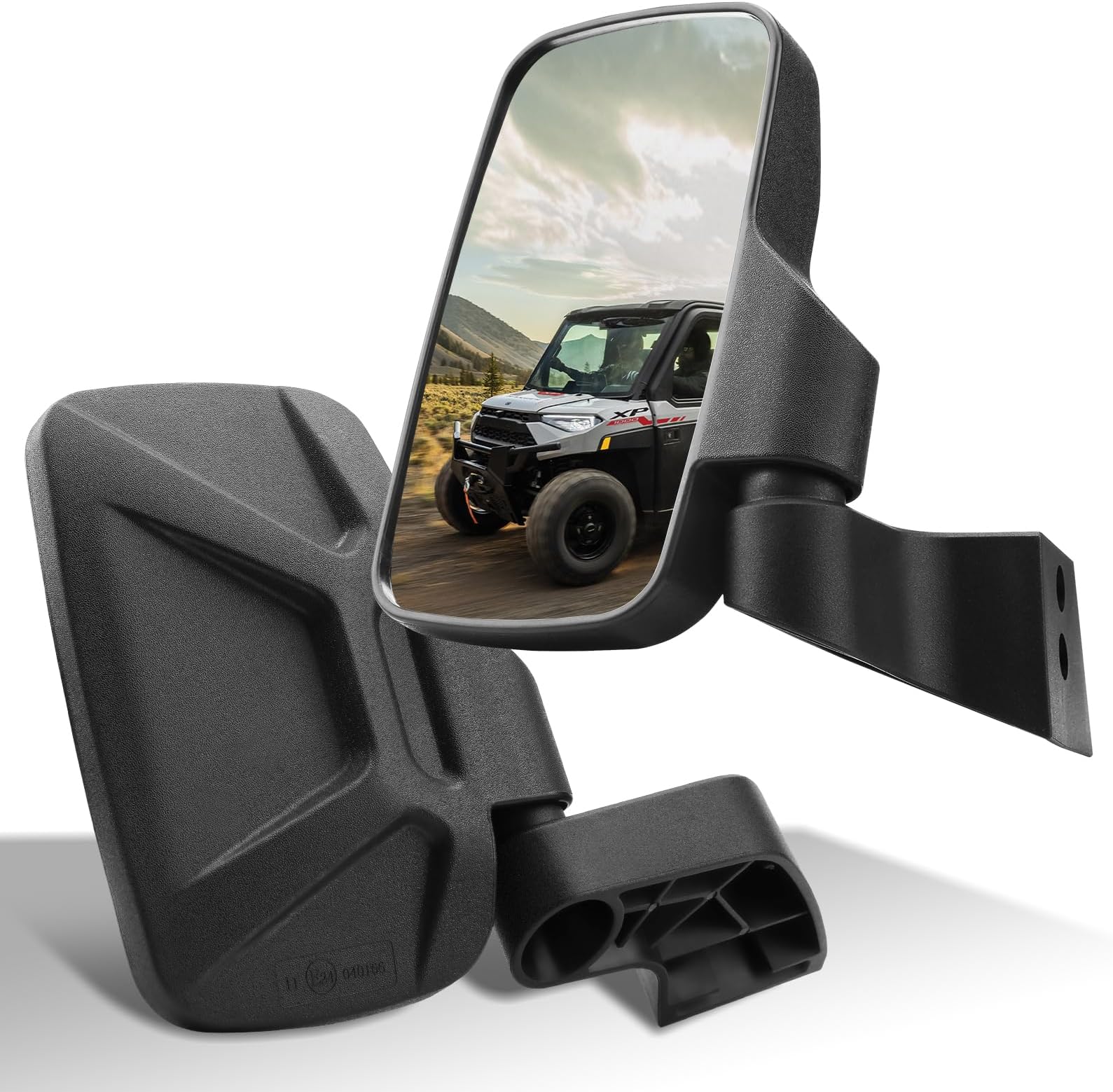 Amazon.com: Wsays Side Rear View Mirrors Compatible with Polaris Ranger ...