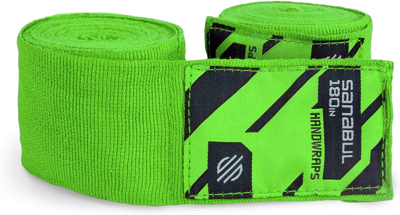 Sanabul Elastic 180 inch Boxing Hand Wraps for Boxing Gloves Muay Thai ...