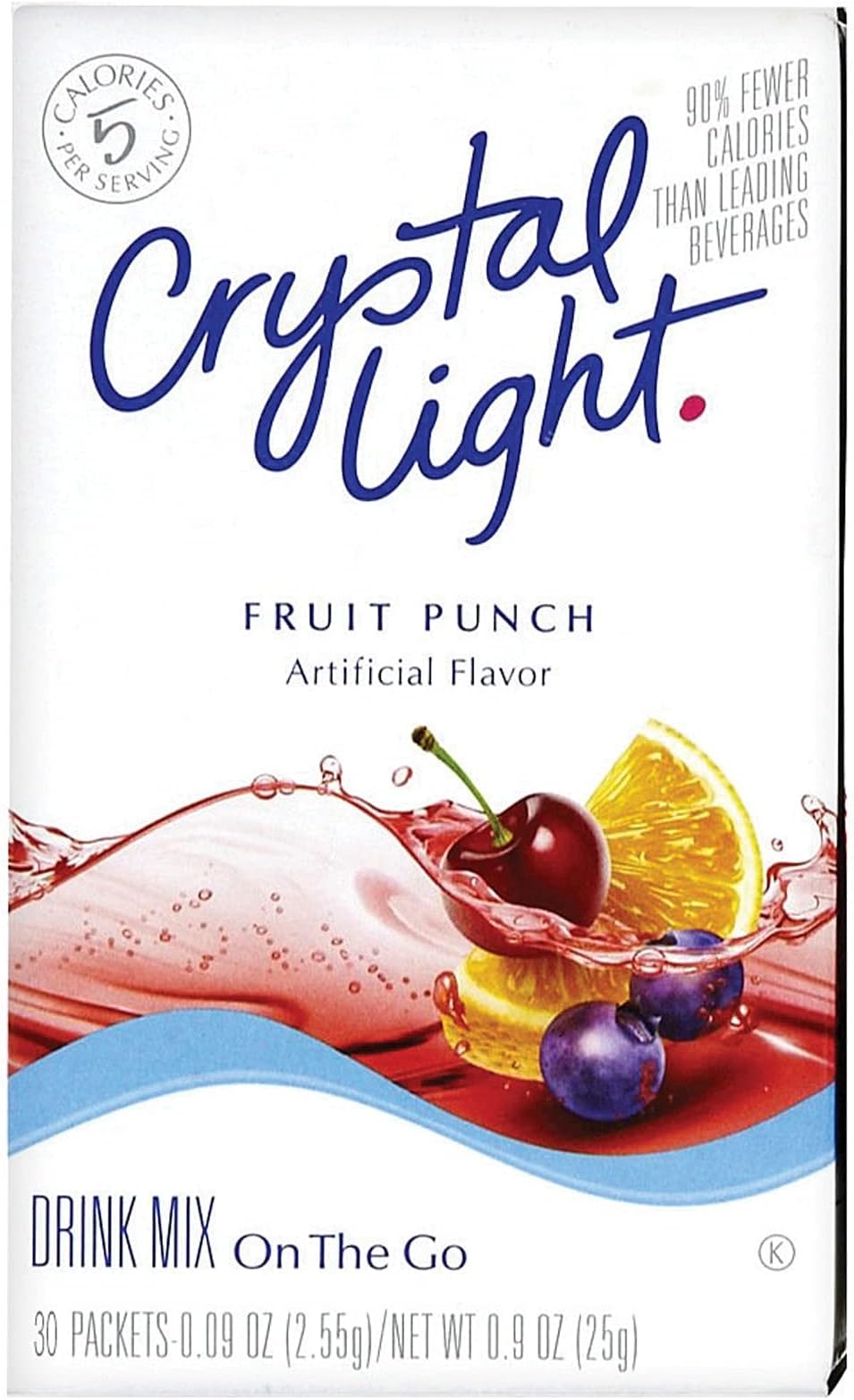 Amazon.com : Crystal Light On the Go Mix Sticks - Fruit Punch Flavor ...