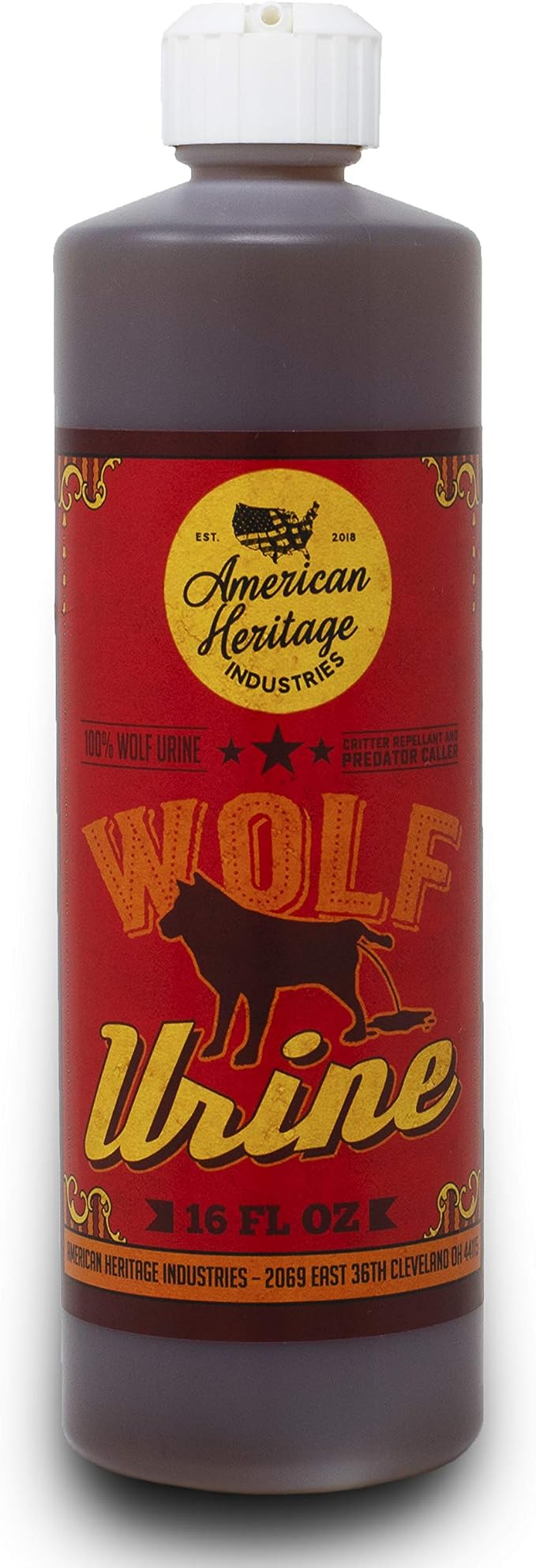 Amazon.com : American Heritage Industries 16 oz Wolf Urine- Protect ...