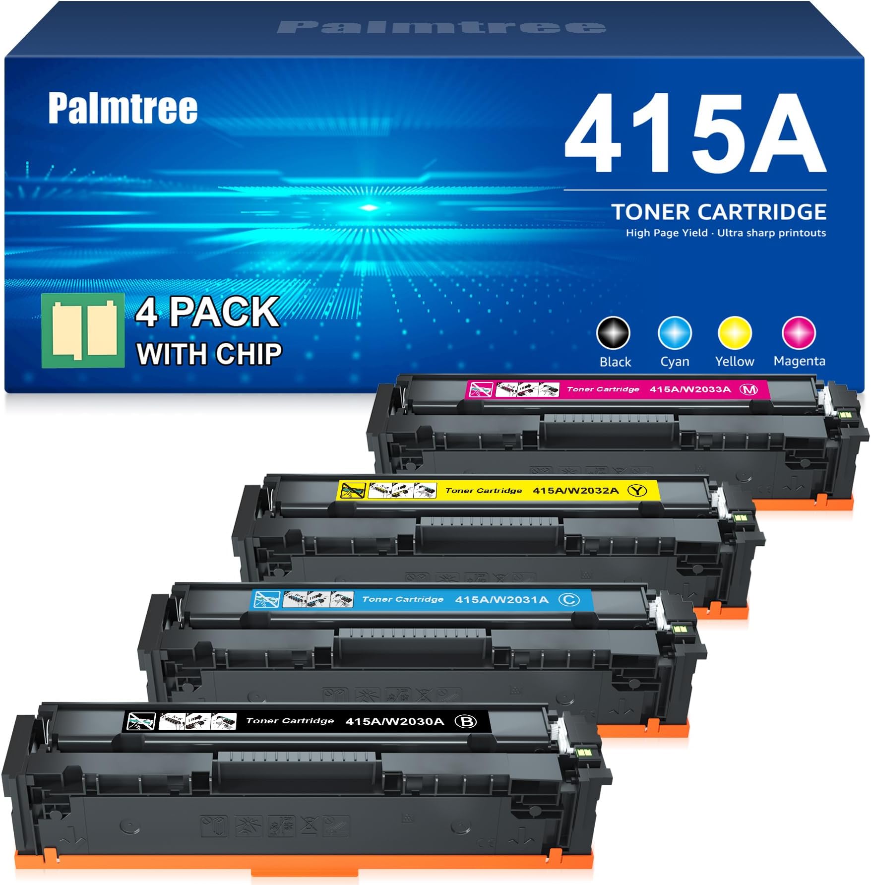 Palmtree 415A With Chip Compatible for HP 415A Toner Cartridge ...
