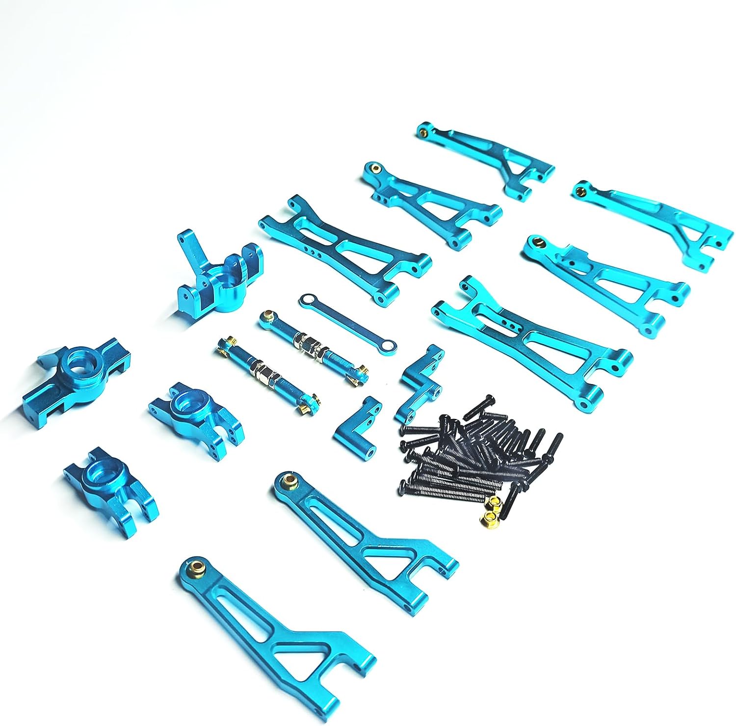 Amazon.com: Compatible with Hyper GO RC Car Parts, 1/16 Metal Upgrade Aluminum Accessories, Red ...