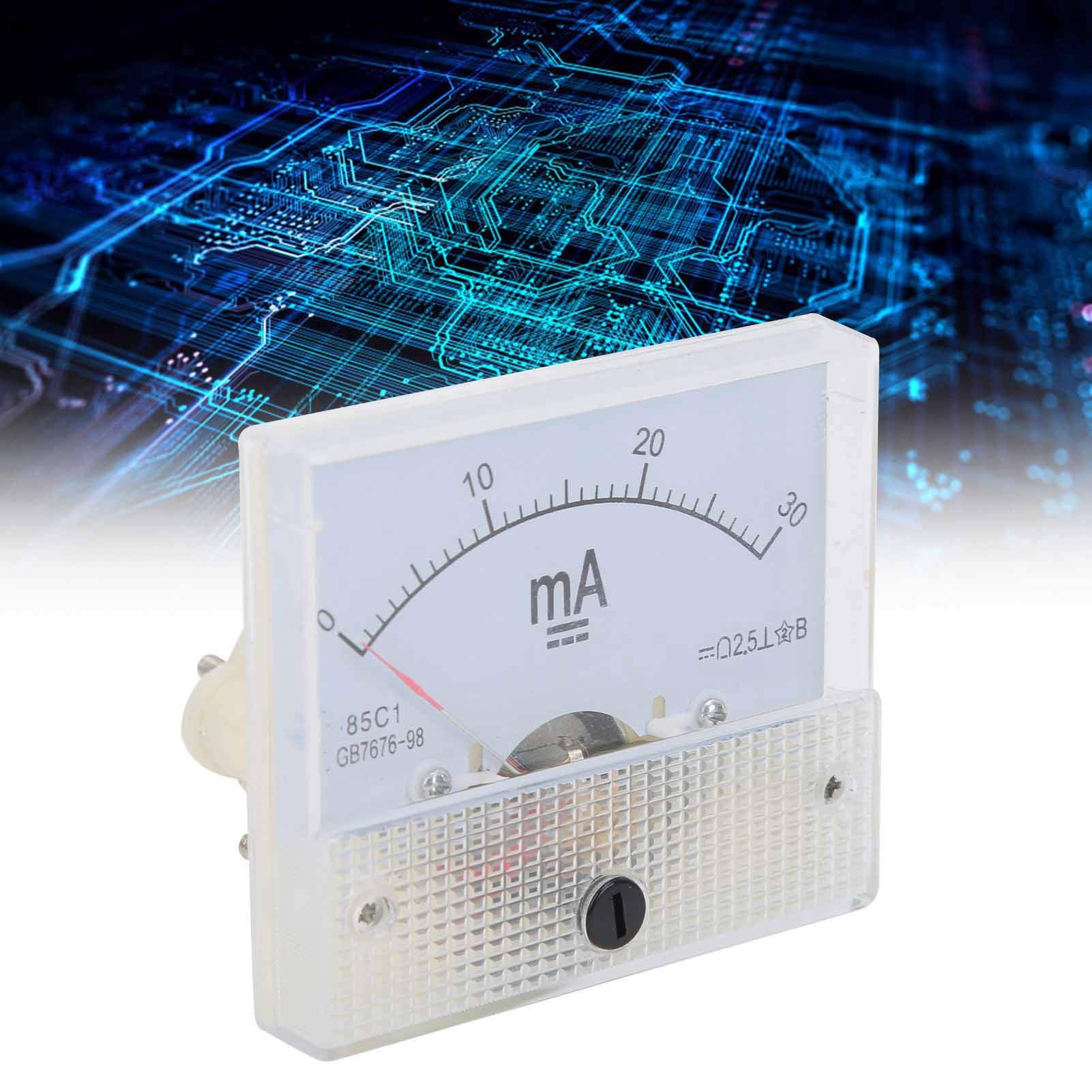 Buy Ammeter Head, Clear Scale Simple Structure Pointer Ampere Meter ...