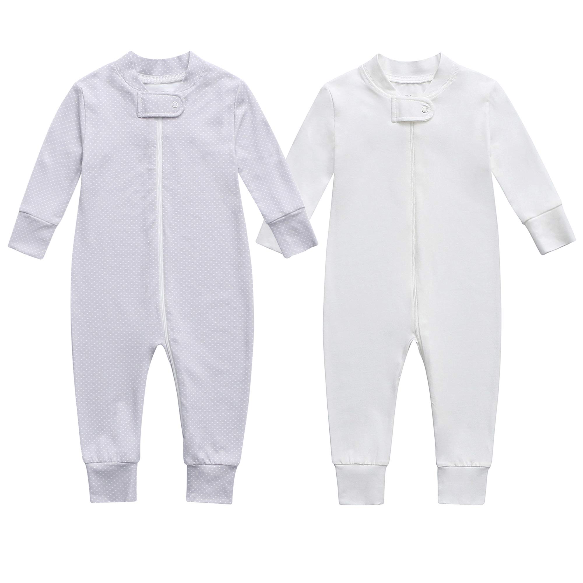 Snapklik.com : Owlivia Rayon Made From Bamboo Baby Footless Pajamas ...
